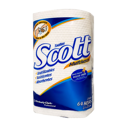 Rollo de Papel Absorbente Color Blanco, Reutilizable de Alta ...